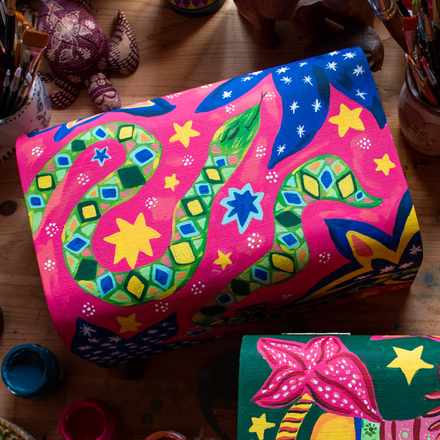 Decorative Jazzy Snake Box of Joy – Hutch Cassidy